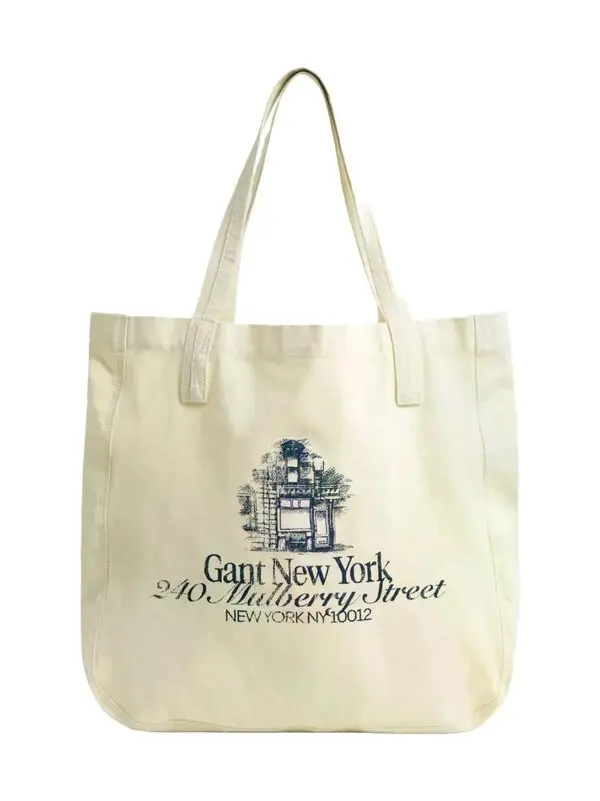 Gant Printed Tote Bag - Neutrals