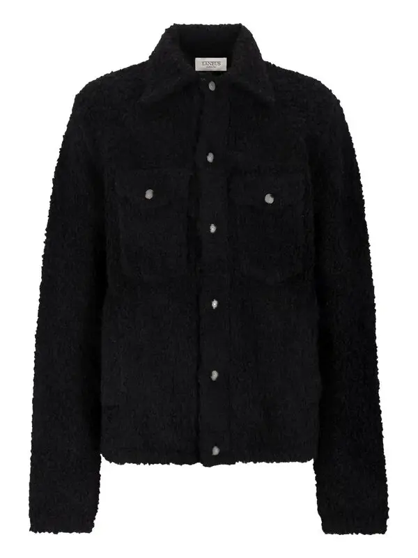 LANEUS Knitted Jacket - Black