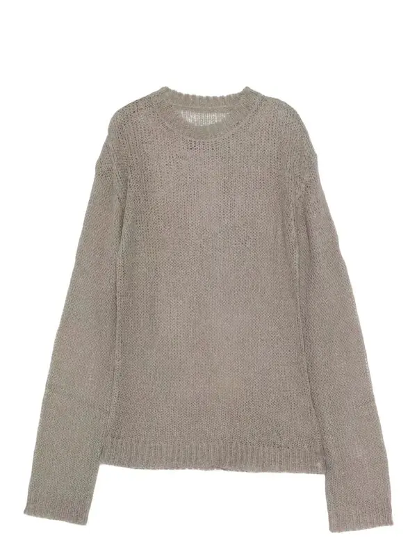 HELIOT EMIL Crew-neck Knitted Sweater - Grey