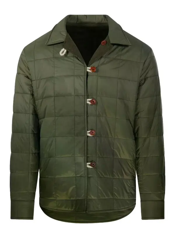 EAST HARBOUR SURPLUS Button-down Shirt Jacket - Green