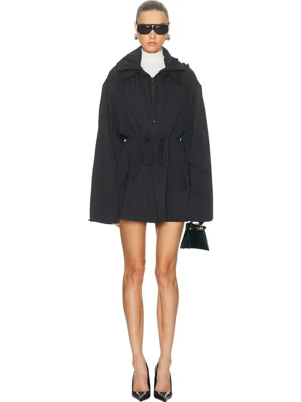 Wardrobe.NYC X Rosie Huntington-whiteley Crop Anorak - Black