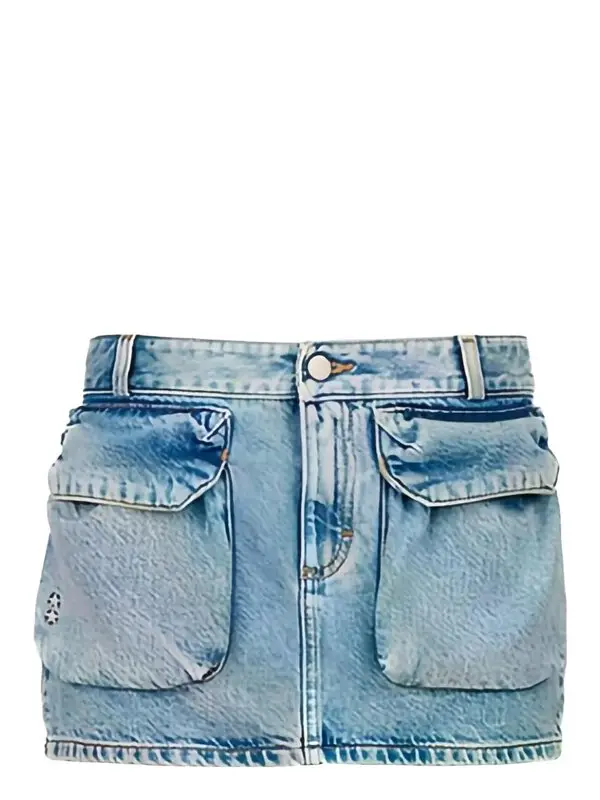 ICON DENIM LA Gio Mini Skirt - Blue