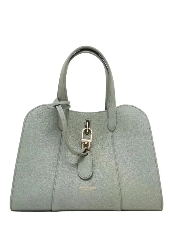 Giorgio Armani Leather Tote - Green