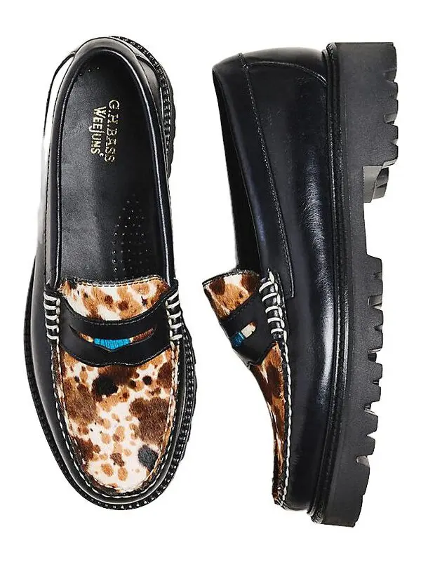 G.H.BASS Whitney Superlug Loafers - Cow