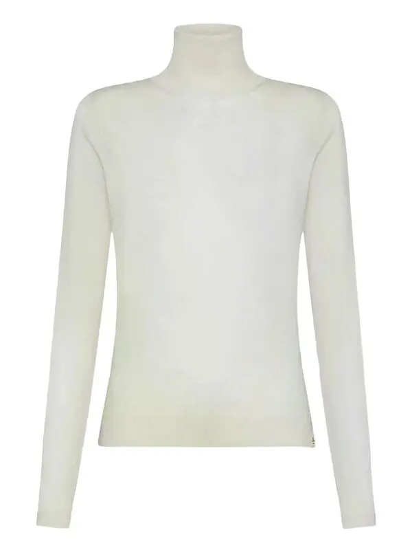Peuterey Roll-neck Fine Knit Sweater - Neutrals