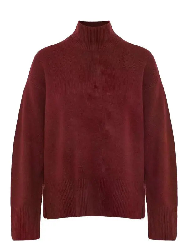 Vince High-neck Sweater - Red