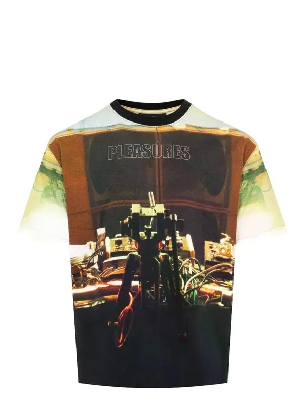 PLEASURES Venue Heavyweight T-shirt - Black
