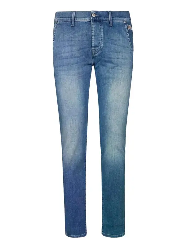 ROY ROGER'S Nick Logo-patch Jeans - Blue