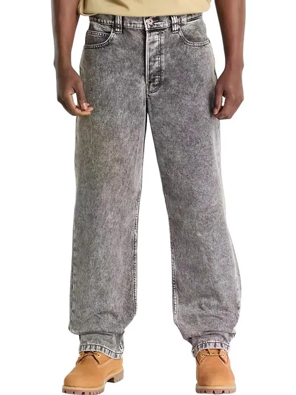 Dickies Acid-wash Denim Trousers - Grey