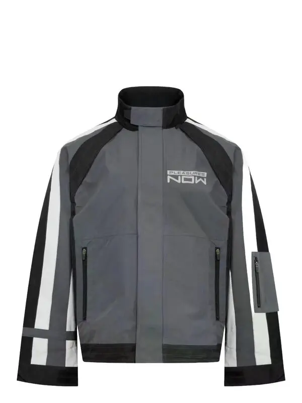 PLEASURES Tactical Moto Zip Jacket - Grey