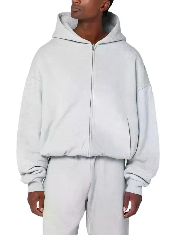 ENTIRE STUDIOS Cotton Zip-up Hoodie - Grey