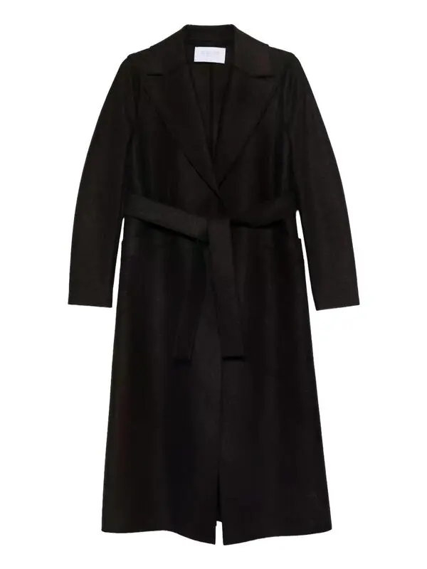 Harris Wharf London Belted Coat - Brown