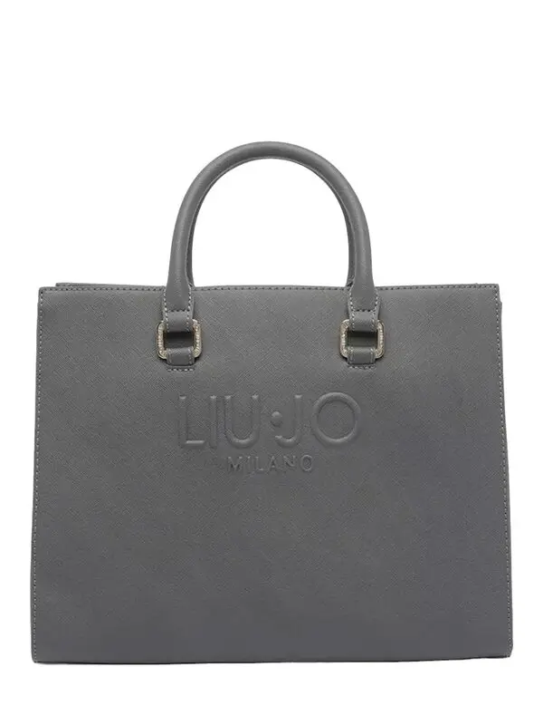 Liu Jo Logo-embossed Tote Bag - Grey