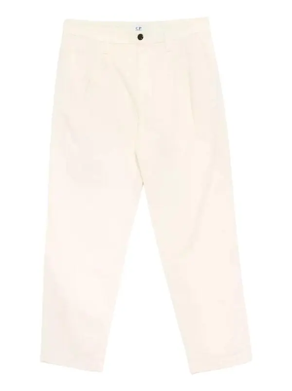 C.P. COMPANY Pleated Trousers - Neutrals