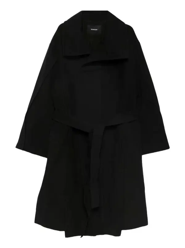 SONGZIO Wrap Coat - Black
