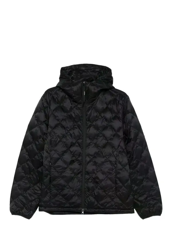Aspesi Hooded Quilted Jacket - Black