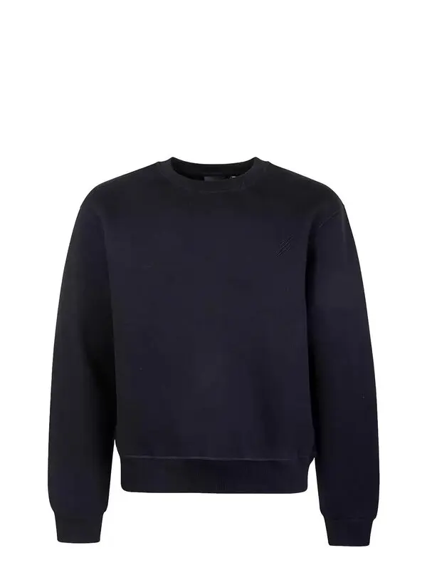 DAILY PAPER Crew-neck Cotton Sweatshirt - Black