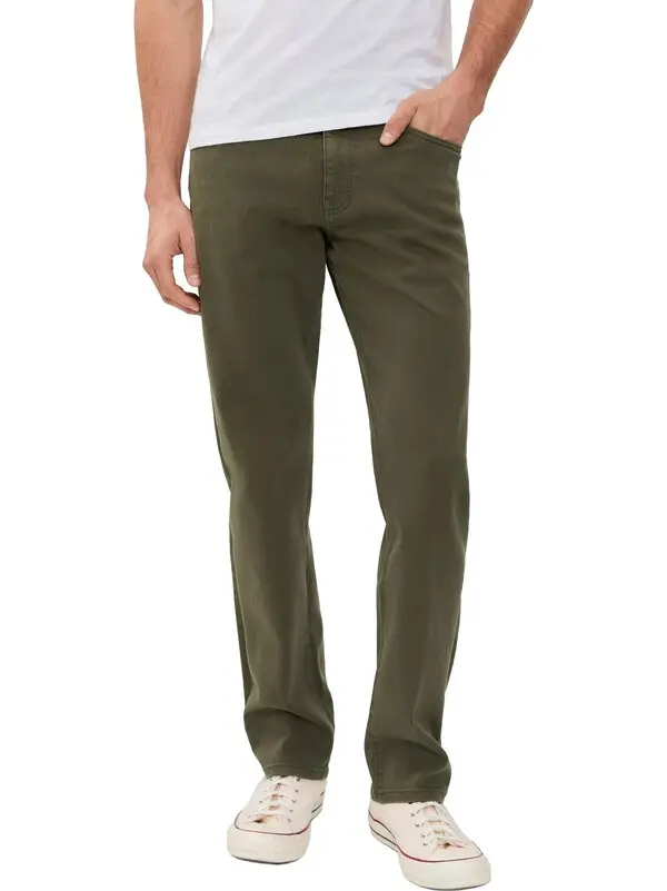 Warp + Weft Ams Slim Jeans - Moss Green
