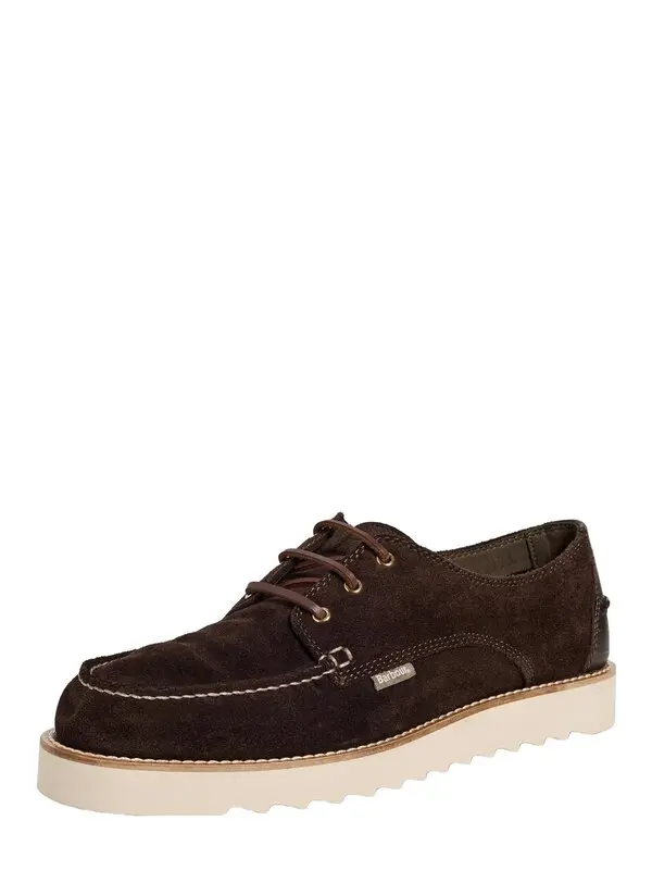 Barbour Aydon Derby - Dark Brown Suede