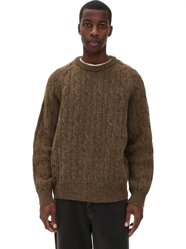 Howlin' Cable Guy Wool Sweater - Spark