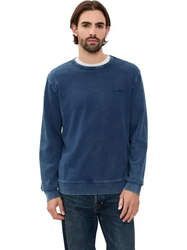 FAIR HARBOR The Saltaire Crew Neck Sweatshirt - Navy
