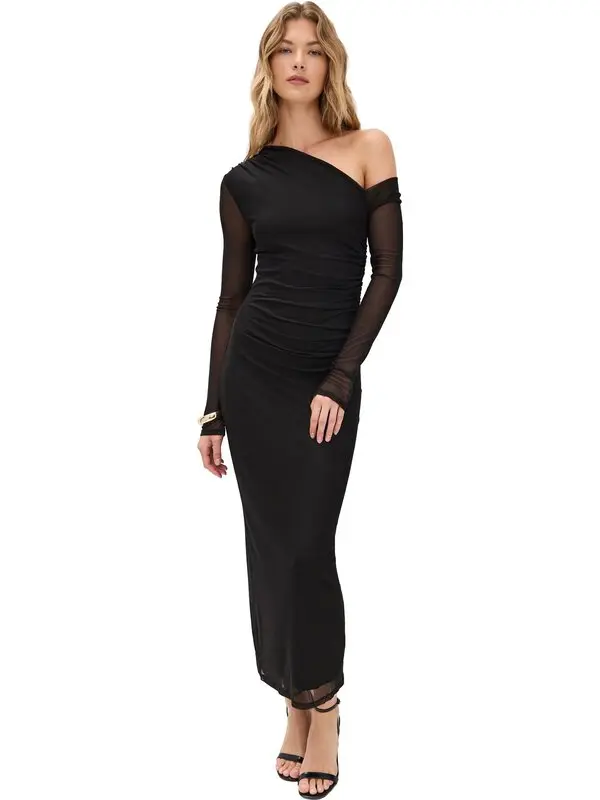 NIA Lyra Maxi Dress - Black