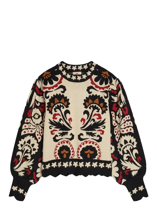 Farm Rio Jacquard Knit Jumper - Multicoloured