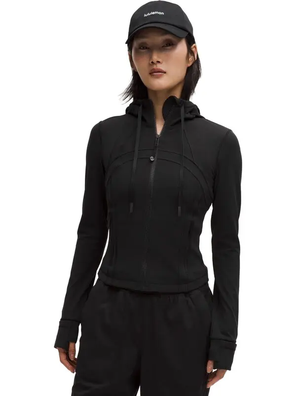 Lululemon Define Cropped Hooded Jacket - Black