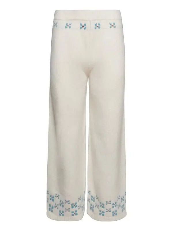 Calle Del Mar Winter Fair Isle Pant - Natural