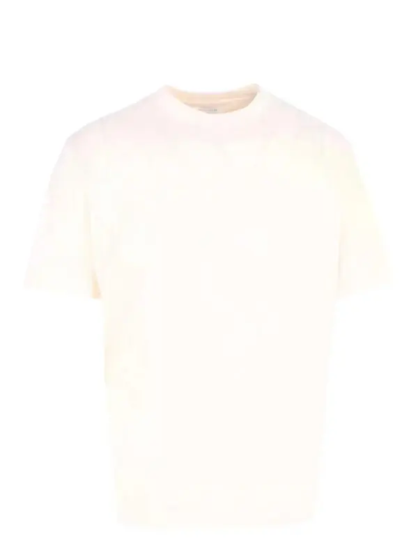 Eleventy Crew-neck Short-sleeve T-shirt - Neutrals