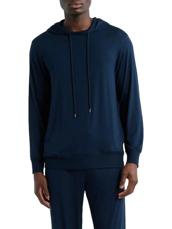 Daniel Buchler Sleek Pajama Hoodie - Midnight