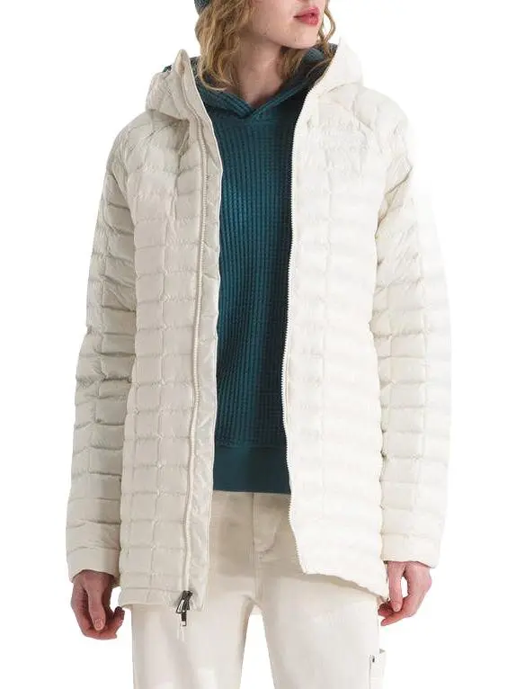 The North Face Thermoball™ Quilted Hooded Parka - White Dune