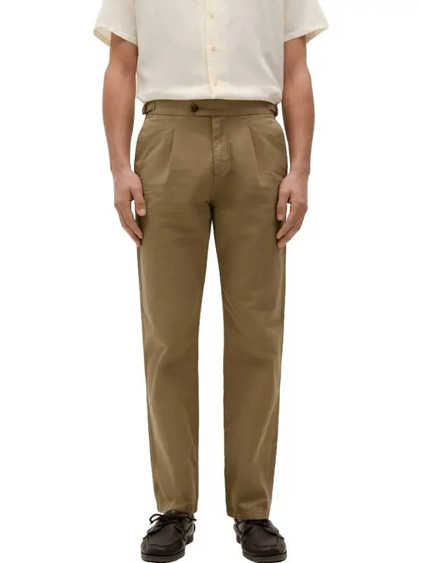 SCALPERS Verona Pants - Light Khaki