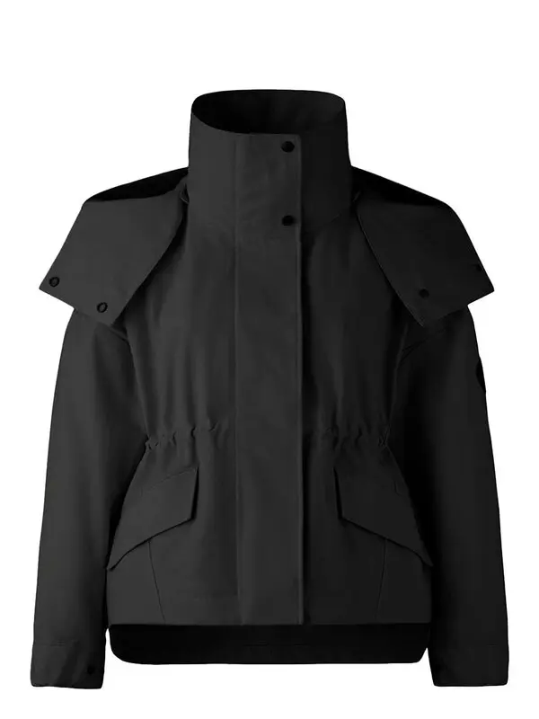 Canada Goose Olivine Oversized Jacket With Removable Hood - Black