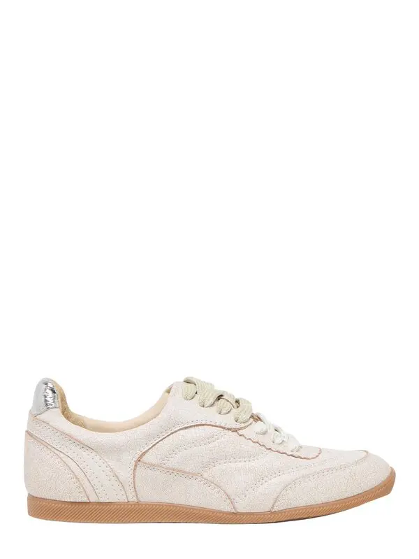 DOLCEVITA Laini Sneakers - Off White Crackled Leather
