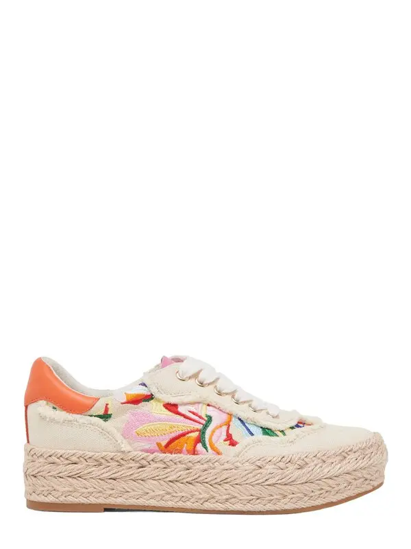 DOLCEVITA Fredy Platform Sneakers - Floral Multi Canvas