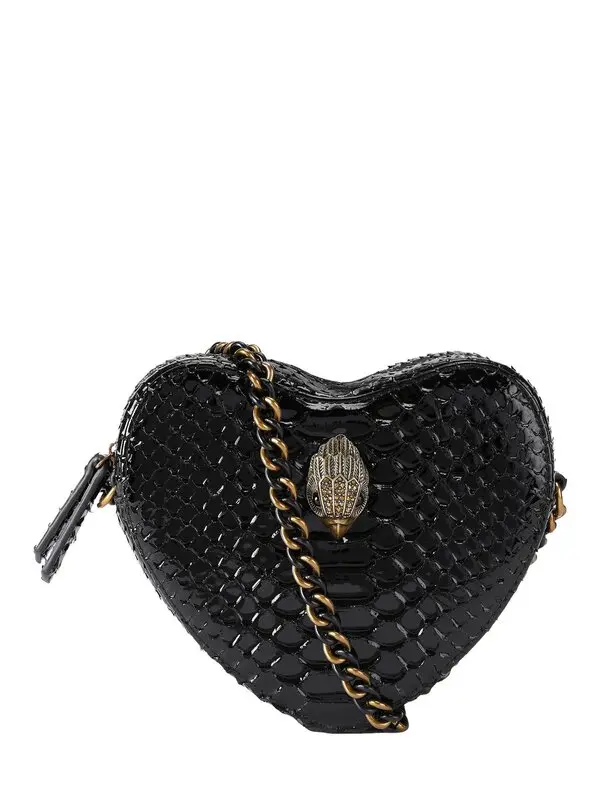 Kurt Geiger Kensington Heart Crossbody Bag - Black