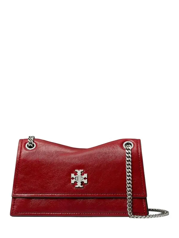 Tory Burch Kira Turnlock Mini Convertible Shoulder Bag - Bartlett Red