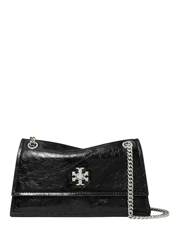 Tory Burch Kira Turnlock Mini Convertible Shoulder Bag - Black