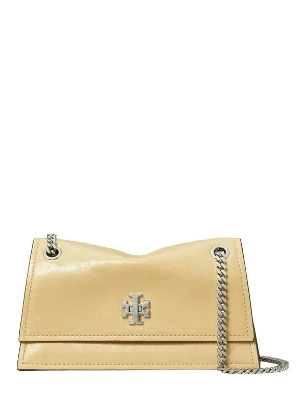 Tory Burch Kira Turnlock Mini Convertible Shoulder Bag - Praline