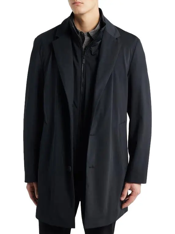 Hugo Boss Jared 3-in-1 Waterproof Coat - Black