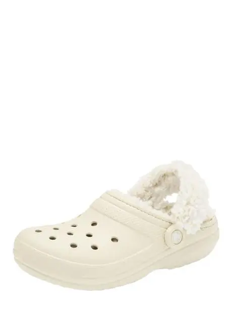 CROCS Classic Fleece Lined Clog - Bone