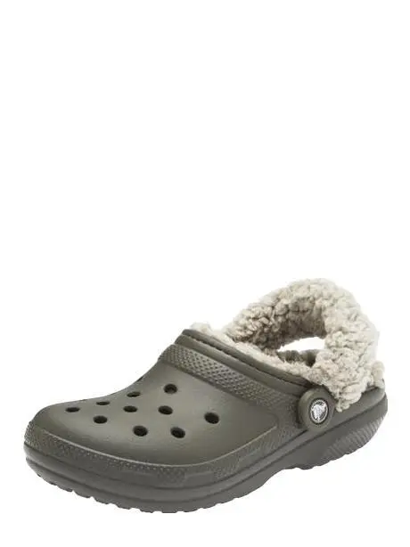 CROCS Classic Fleece Lined Clog - Dusty Olive