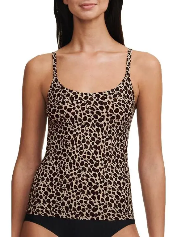 Chantelle Softstretch Print Seamless Camisole - Leopard