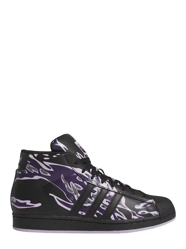 Adidas Pro Model High-top Sneakers - Powder Plum/core Black/aurora Plum