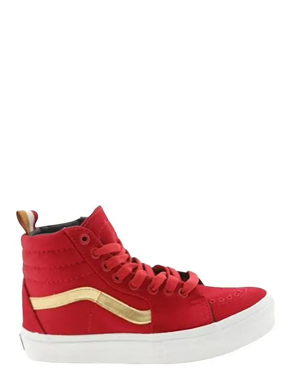 VANS Sk8-hi Lx Huf Satinin Sneakers - High Risk Red/gold