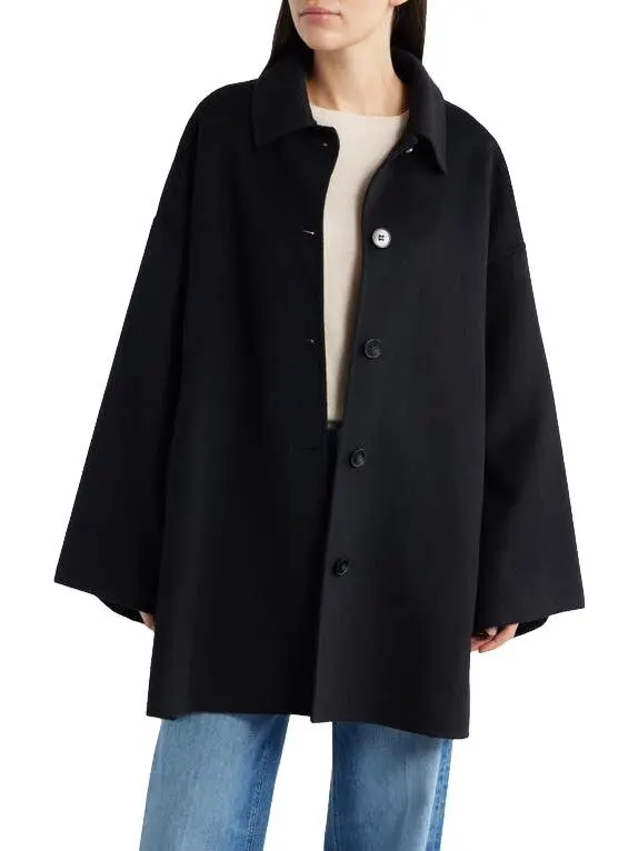 Bernardo Double-face Car Coat - Black