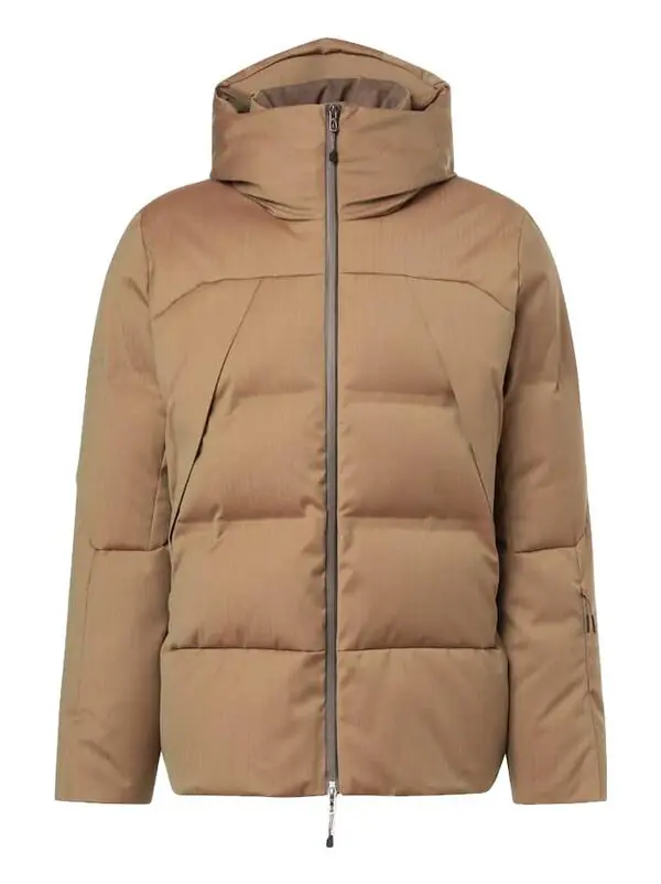 Sease Nordend Wool-blend Down Jacket - Brown