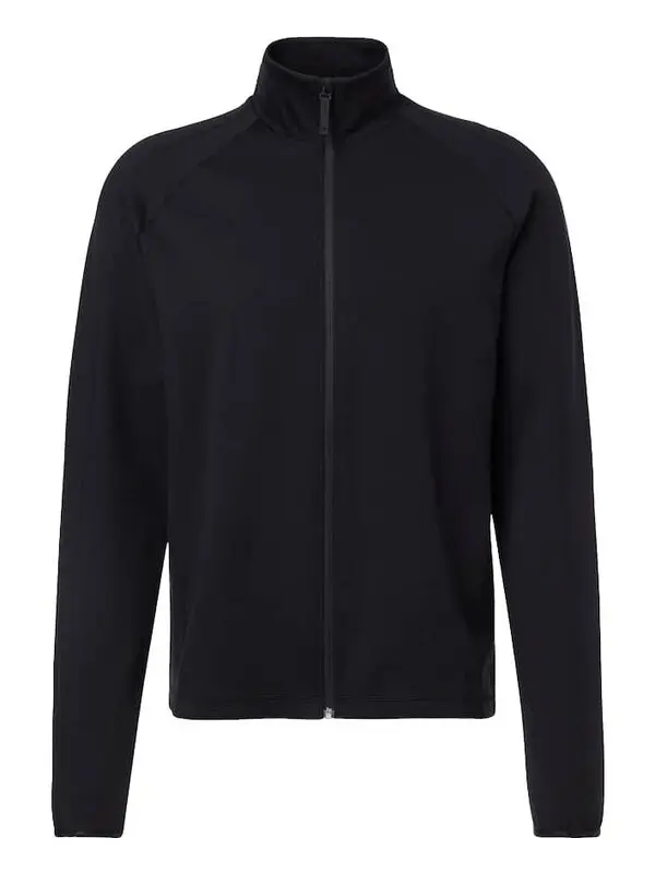 Aztech Mountain Fleece Zip-up Ski Top - Black