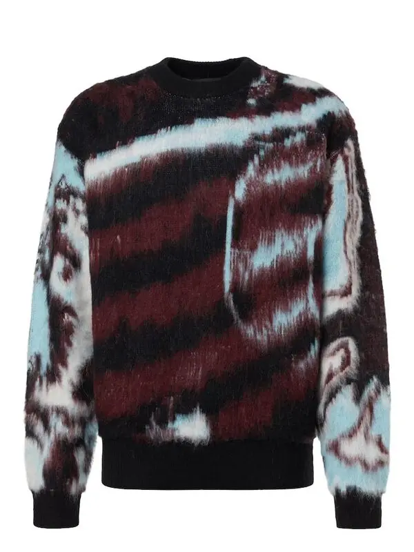Aztech Mountain X Matthew Day Jackson Furistic Crew Sweater - Burgundy